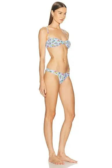 Dolce & Gabbana Floral Print Bikini Set