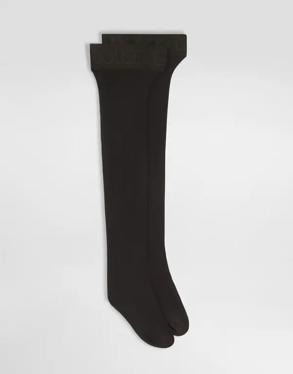 Dolce & Gabbana Hold-up Stockings - Black