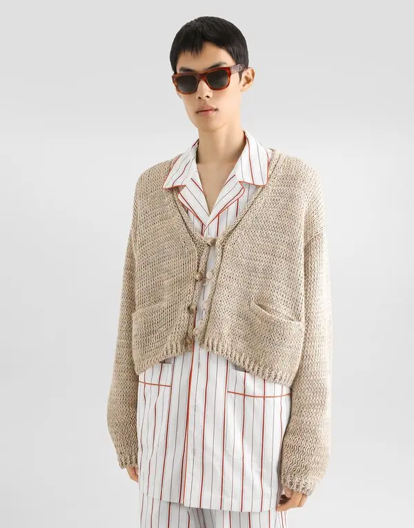 Dolce & Gabbana Cotton-linen Cardigan