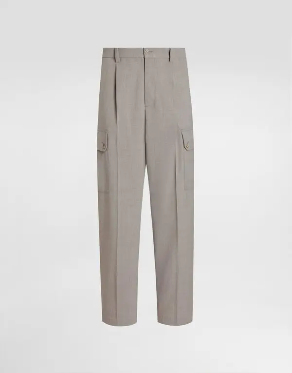 Dolce & Gabbana Wool Canvas Trousers