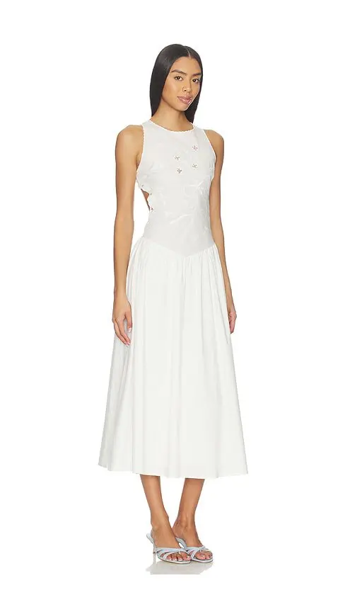 Frankies Bikinis Soleil Cotton Midi Dress - Sleepy Angel