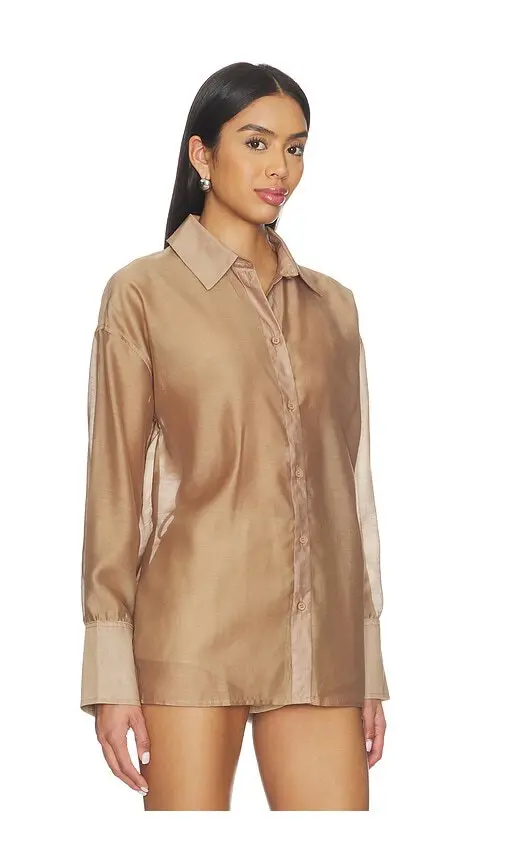 4TH & RECKLESS Gracey Sheer Shirt