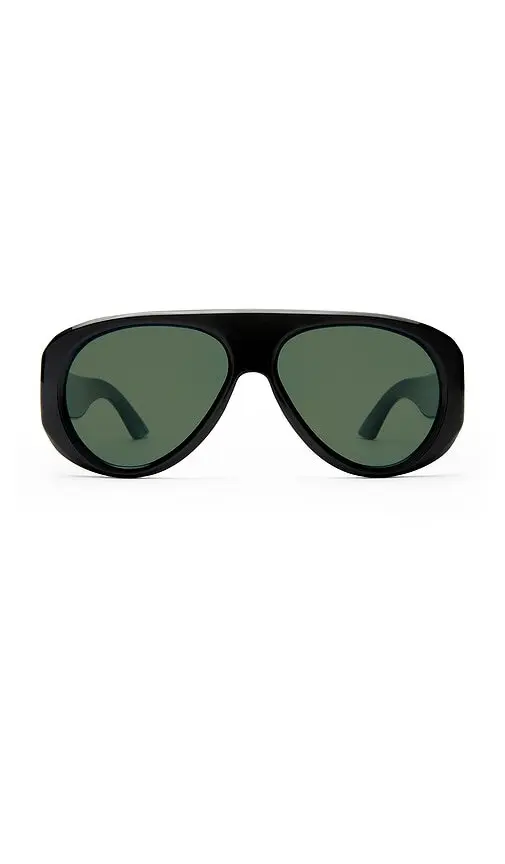 Le Specs Dream Boat Sunglasses - Black & Khaki Mono Polarized