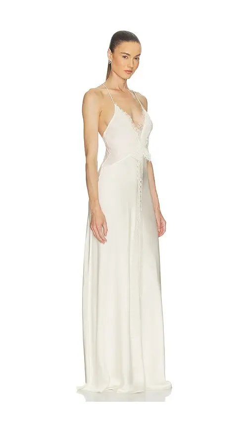 HELSA Mix Media Slip Dress