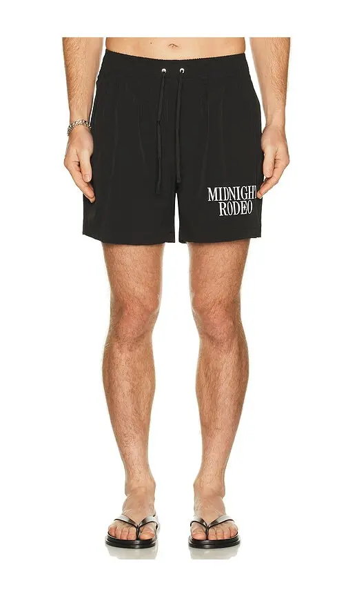 MIDNIGHT RODEO Mr Swim Short - Black