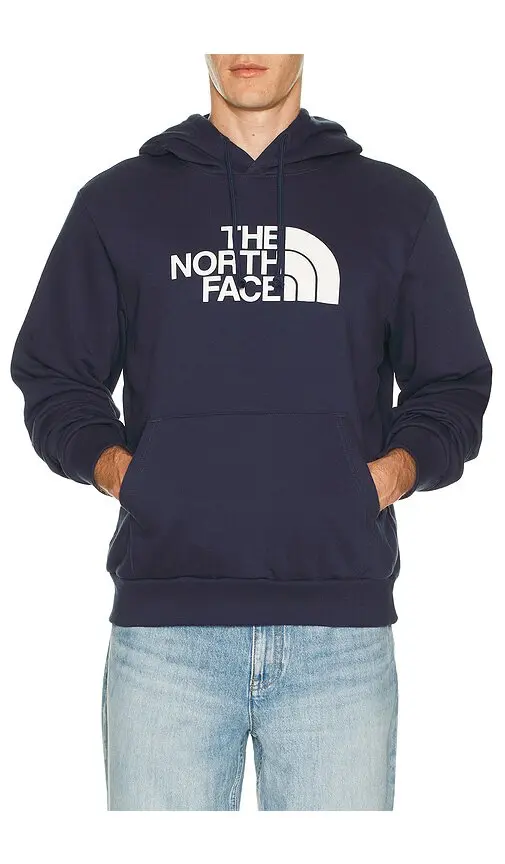 The North Face Evolution Half Dome Regular Hoodie In Navy - Summit Navy