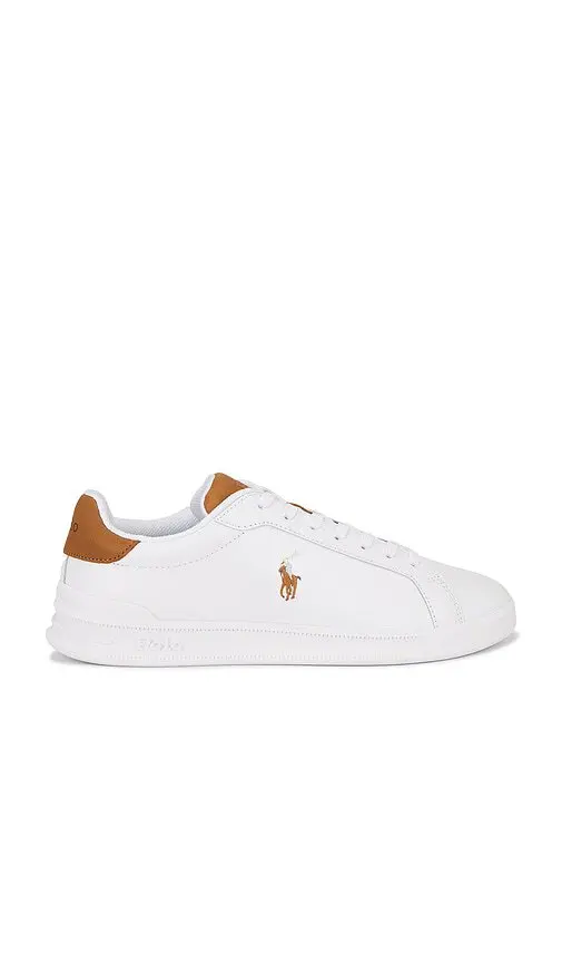 Polo Ralph Lauren Low Top Sneaker - White & Tan