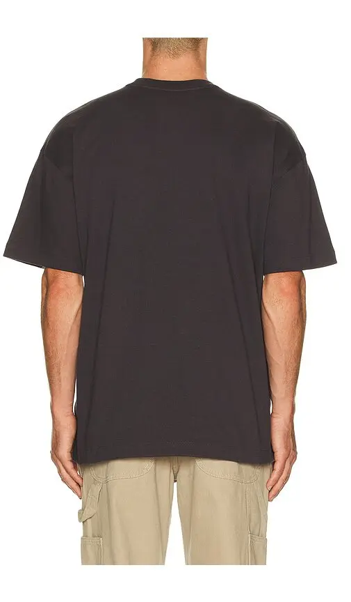 The North Face Red Box Short Sleeve Tee In Black