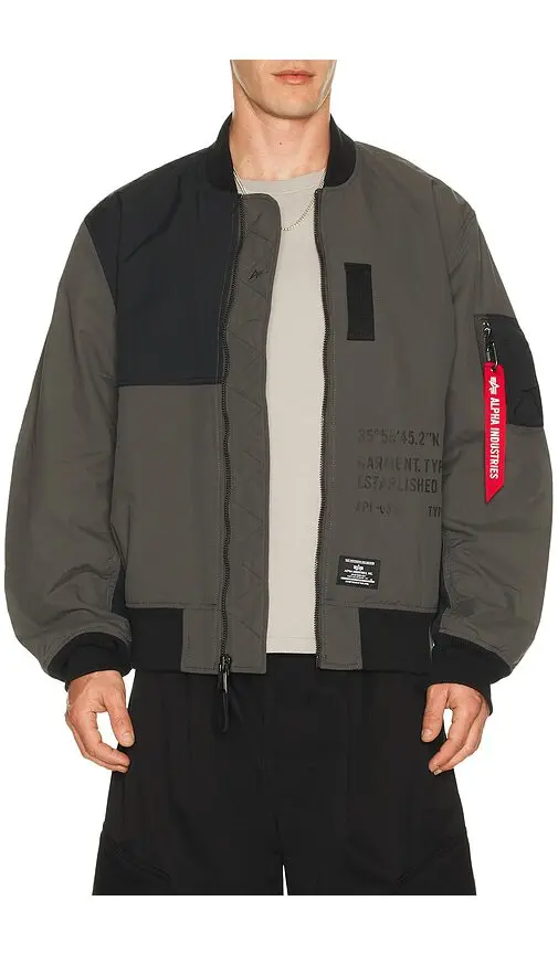 Alpha Industries L-2b Relaxed Patchwork Flight Jacket