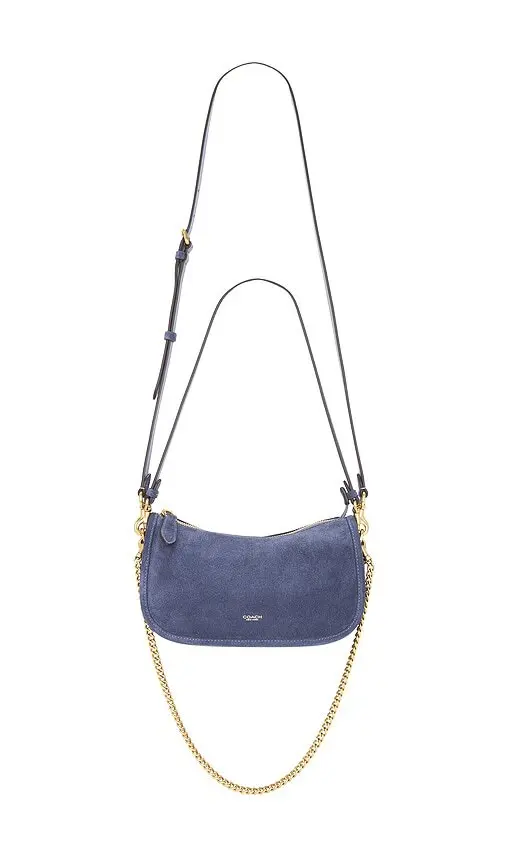 COACH Waverly Shoulder Bag - Light Denim