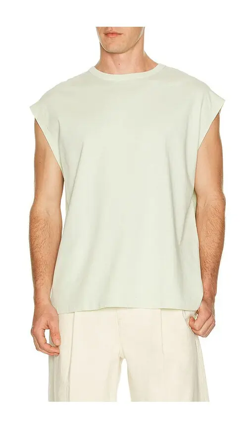 AGOLDE Leonard Sleeveless Tee - Mint