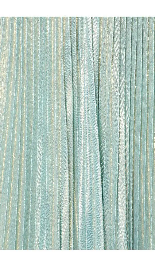 Retrofete Strapless Metallic Maxi Dress With Slit - Seychelles