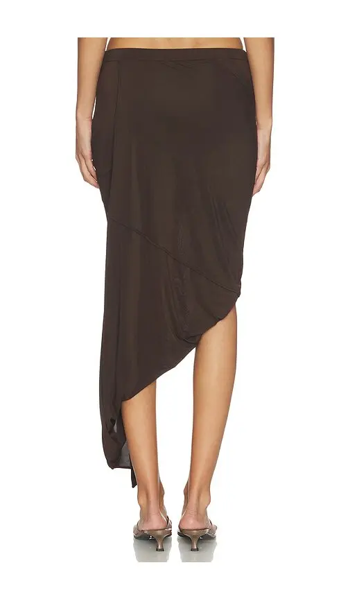 Helmut Lang Twist Drape Skirt