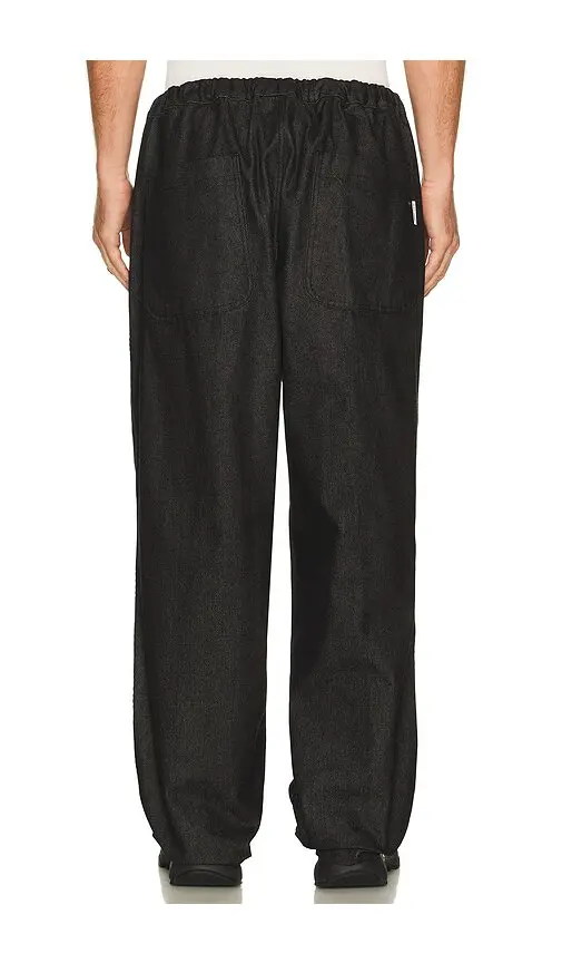 KAPPY DESIGN Two Tuck Wide Denim Pants