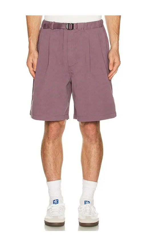 KAPPY DESIGN Two Tuck Wide Half Shorts