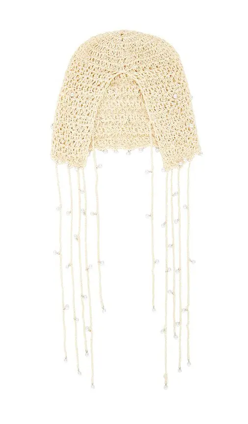 LOVERS AND FRIENDS Mira Crochet Hat - Cream
