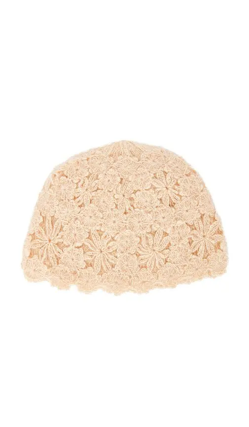 LOVERS AND FRIENDS Juliet Crochet Hat - Ivory