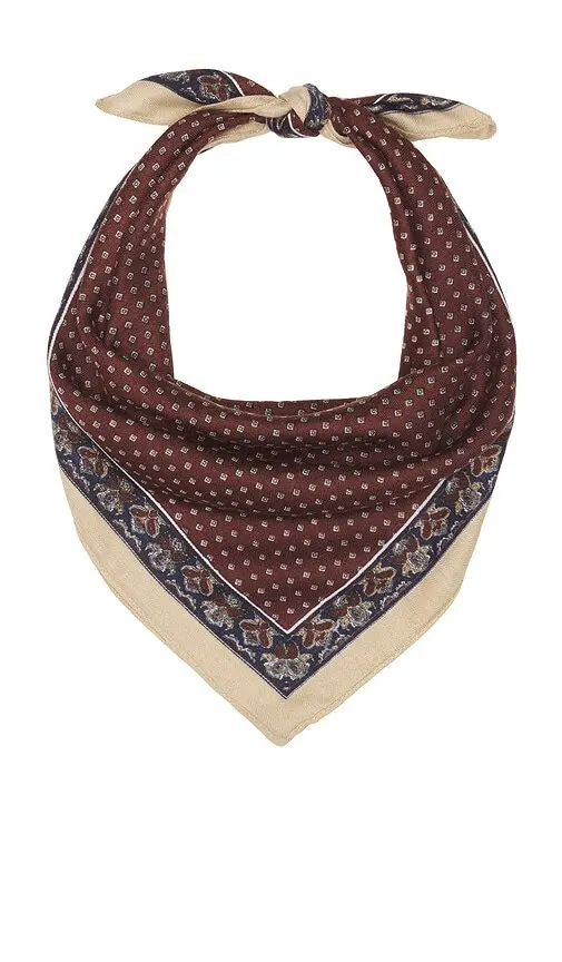 LOVERS AND FRIENDS Olivia Scarf In Brown - Brown Multi