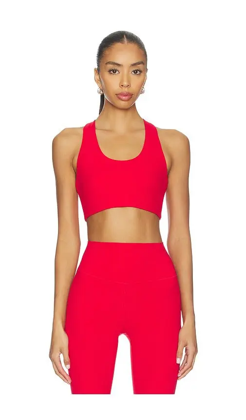 Splits59 Sara Airweight Sports Bra In Red - Pirate Red