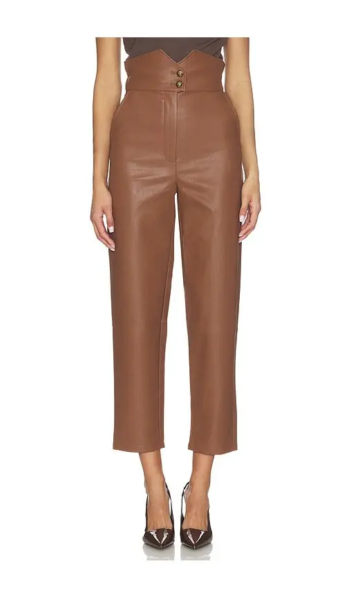 Bardot Aster Faux Leather Pant