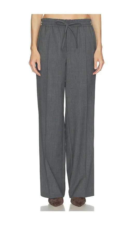 HELSA Wool Blend Drawcord Trousers