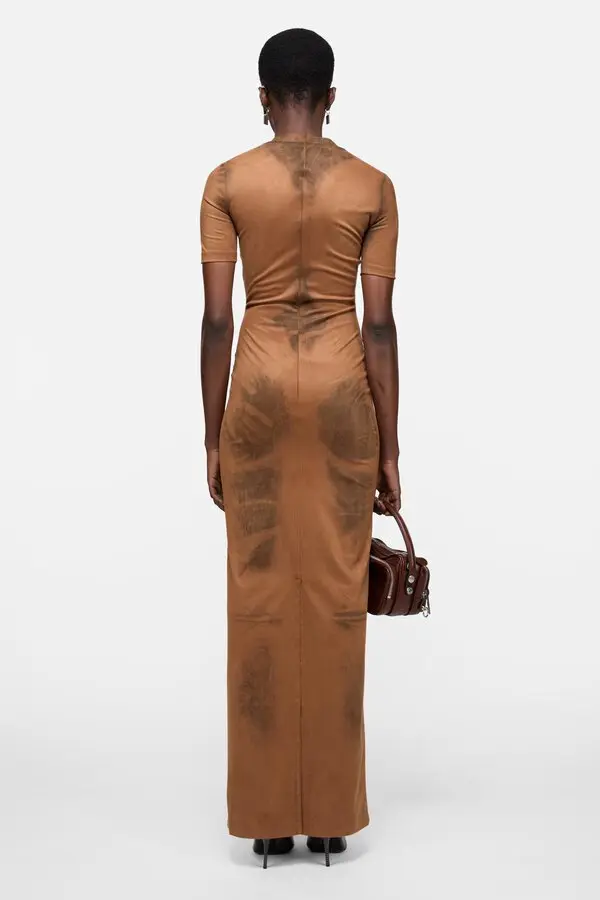 Acne Studios Trompe-l’œil Suede Dress