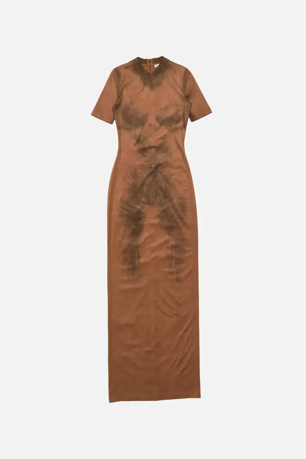 Acne Studios Trompe-l’œil Suede Dress