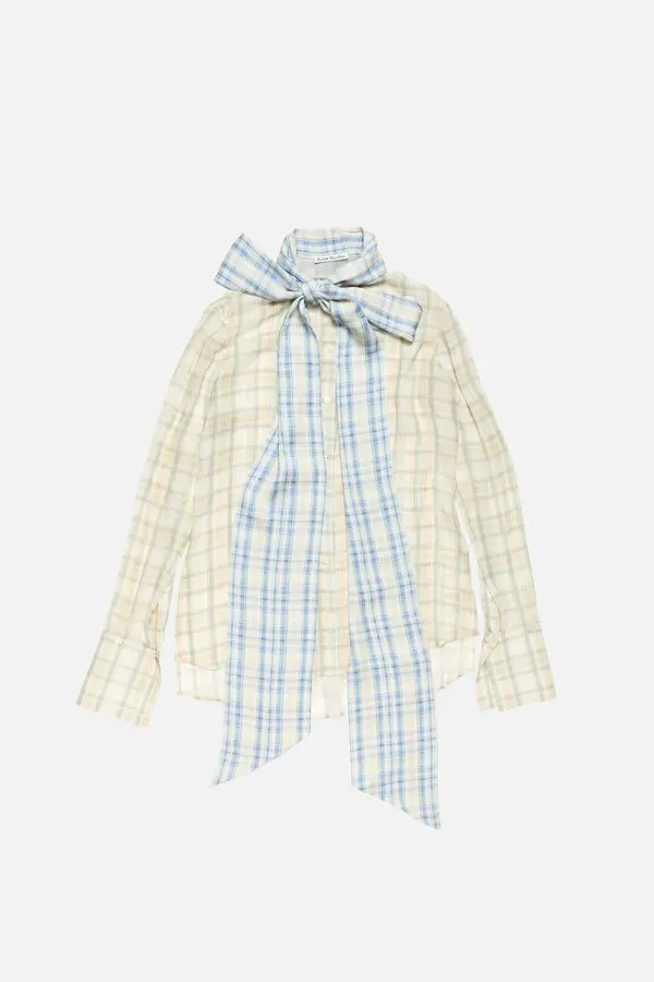 Acne Studios Silk Blouse With Scarf
