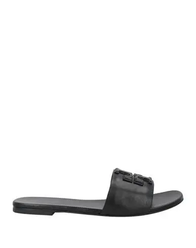 Tory Burch Sandals Size Leather - Black