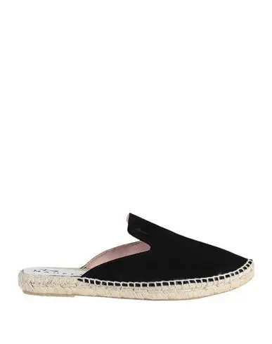 Manebí Leather Espadrilles - Black