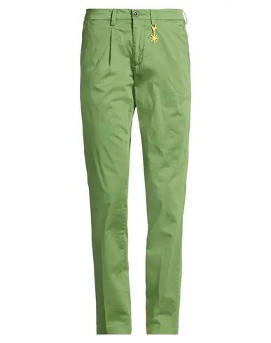 MANUEL RITZ Pants Size Cotton, Elastane - Green
