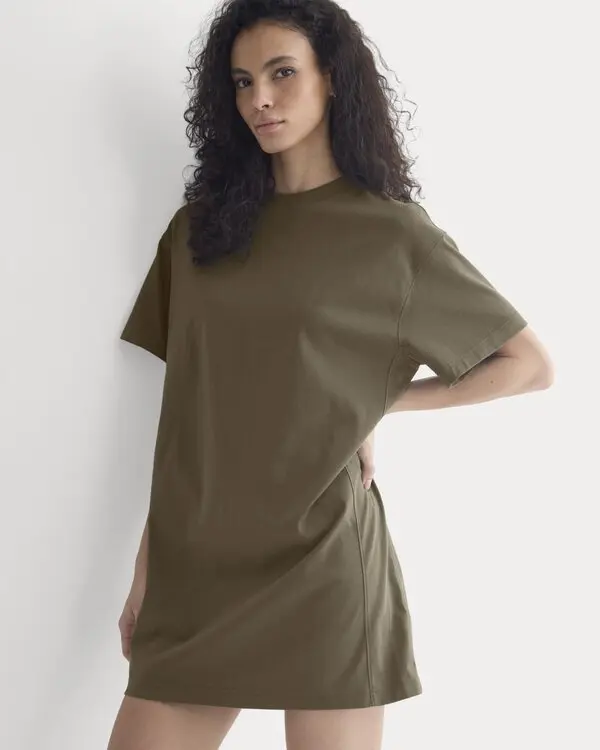 Everlane Weekend T-shirt Mini Dress - Beech