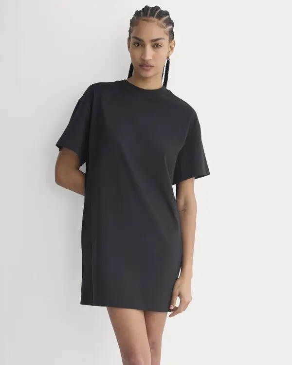 Everlane Weekend T-shirt Mini Dress - Black