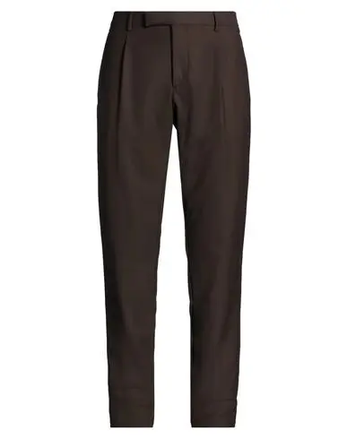 LARDINI Tailored Wool Pants - Brown