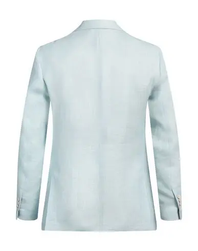 LARDINI Blazer Sky Size Linen, Wool
