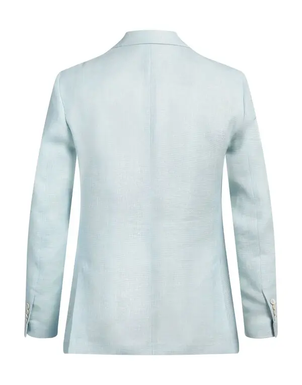 LARDINI Blazer Sky Size Linen, Wool
