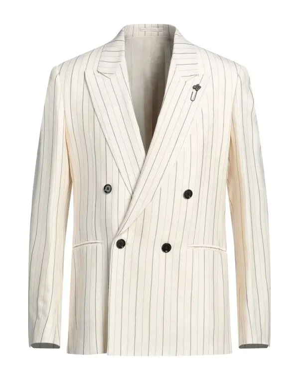 LARDINI Blazer Ivory Size Viscose