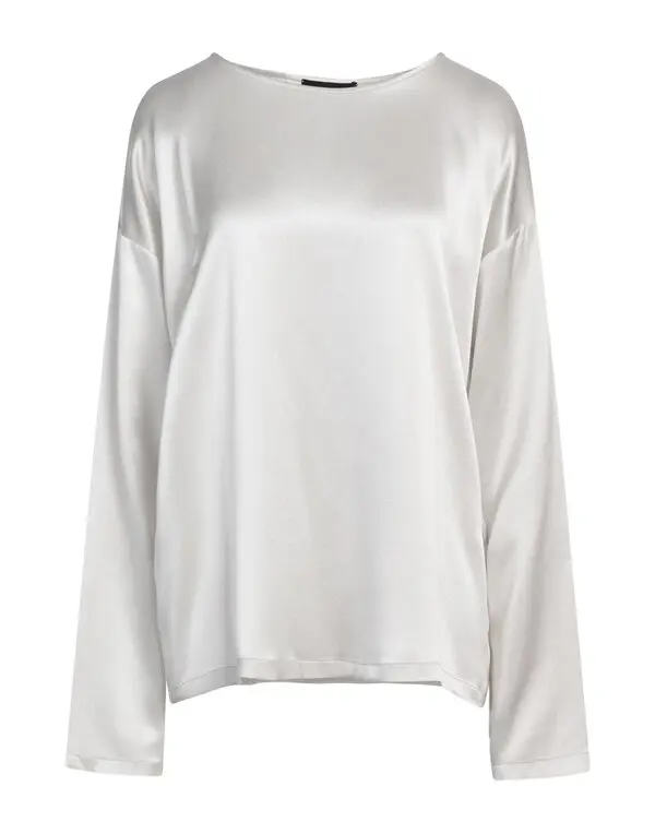 Fabiana Filippi Light Silk Top - Light Grey