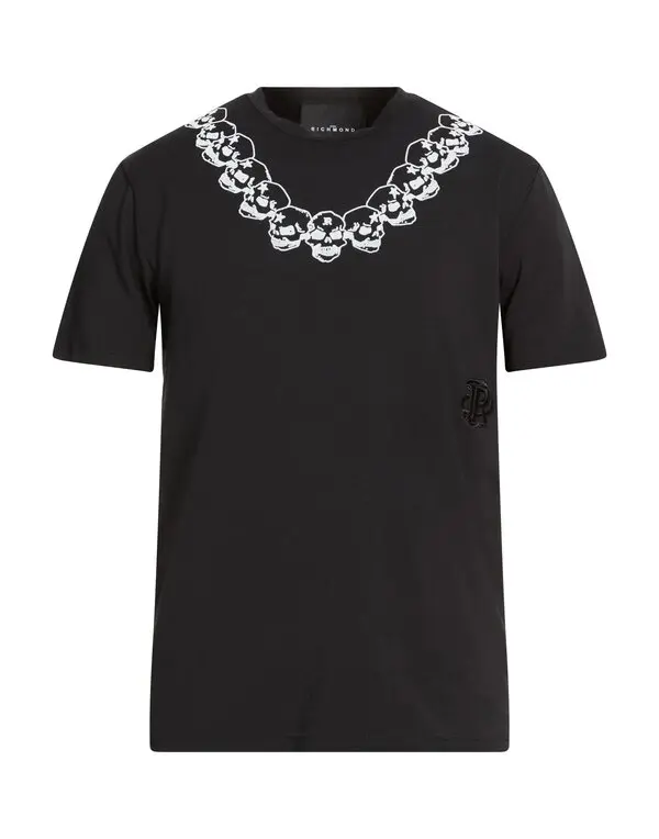 John Richmond T-shirt Size Cotton, Modal, Elastane - Black