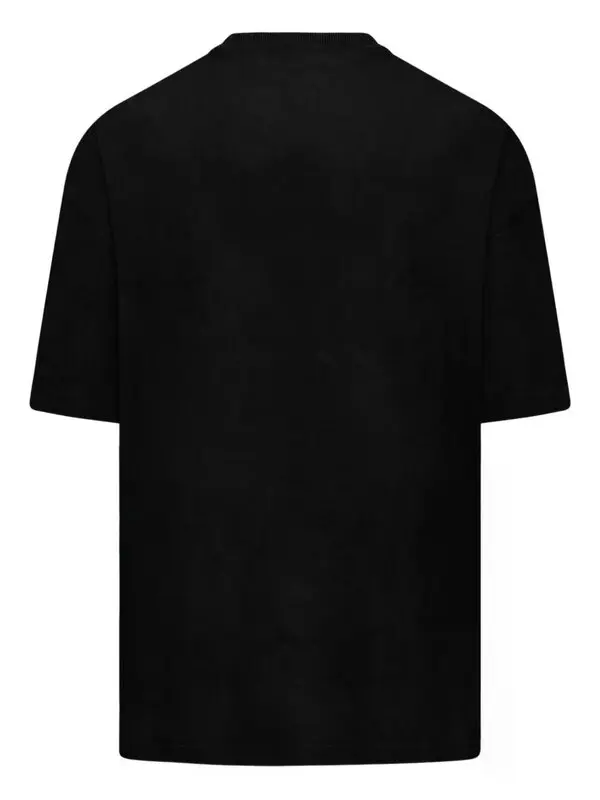 John Richmond Maxi Decoro Skull Skull-embellished T-shirt - Black