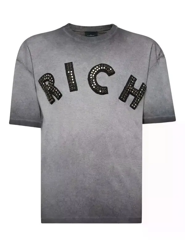 John Richmond Embellished-logo T-shirt