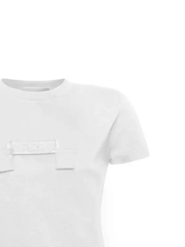 John Richmond Embroidered Cotton T-shirt - White