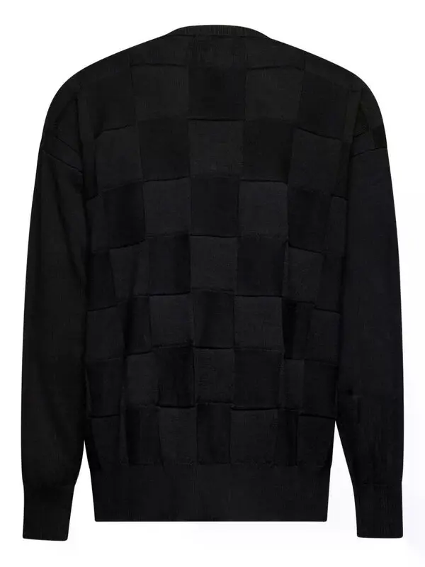 John Richmond Square-panel Merino-wool Jumper