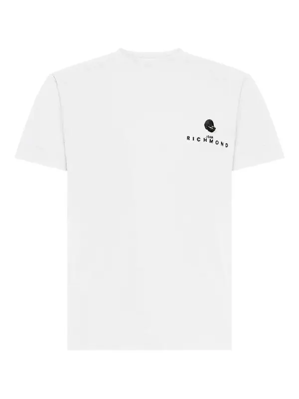 John Richmond Embroidered Logo T-shirt - White
