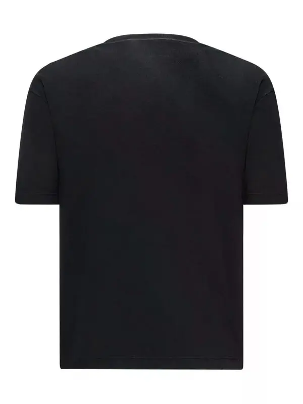 John Richmond Distressed Cotton T-shirt