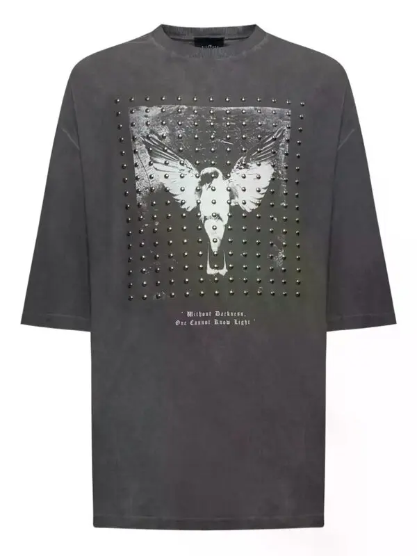 John Richmond Graphic-print Studded T-shirt