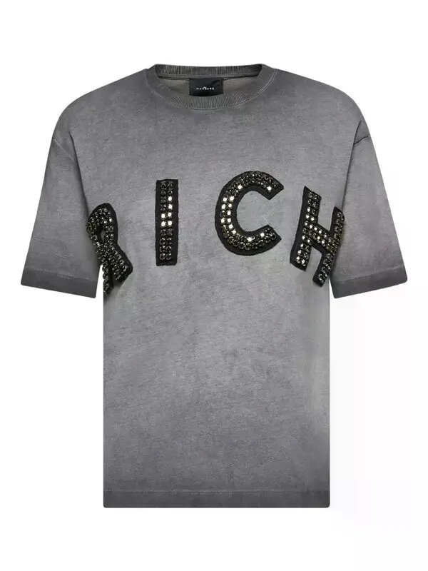 John Richmond Embellished Logo T-shirt