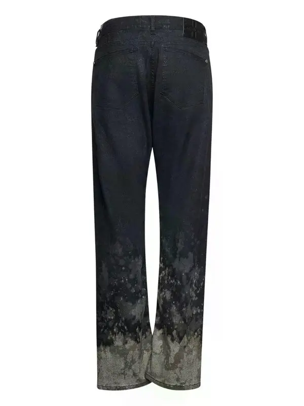 John Richmond Bleached-hem Jeans