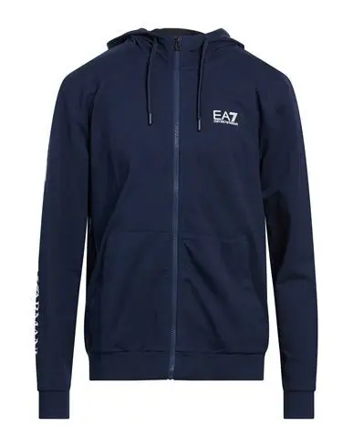 EA7 Sweatshirt Midnight Size Cotton - Blue