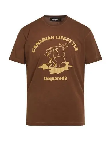 Dsquared2 T-shirt Chocolate Size Cotton - Brown